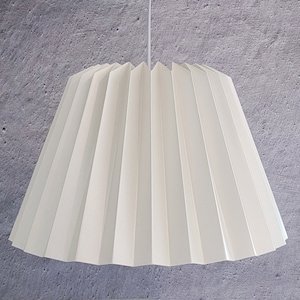 Empire Pleated Lampshade - Cone, Modern Hand Made Lighting ...