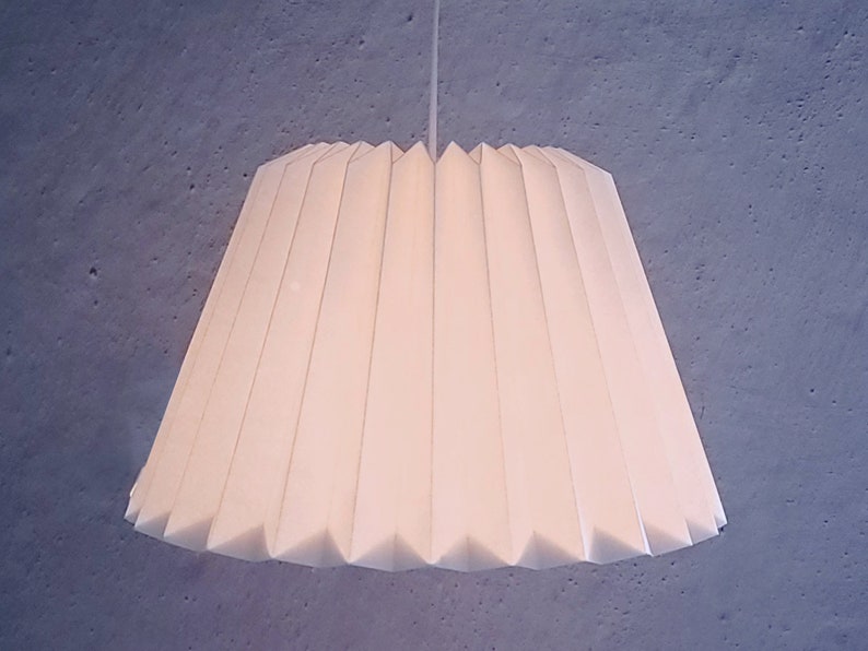 Empire Pleated Lampshade - Cone, Modern Hand Made Lighting ...
