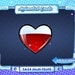 ANIMATED STATIC EMOTE Glass Heart Fill, Heart Emote, Love Heart Emote ...
