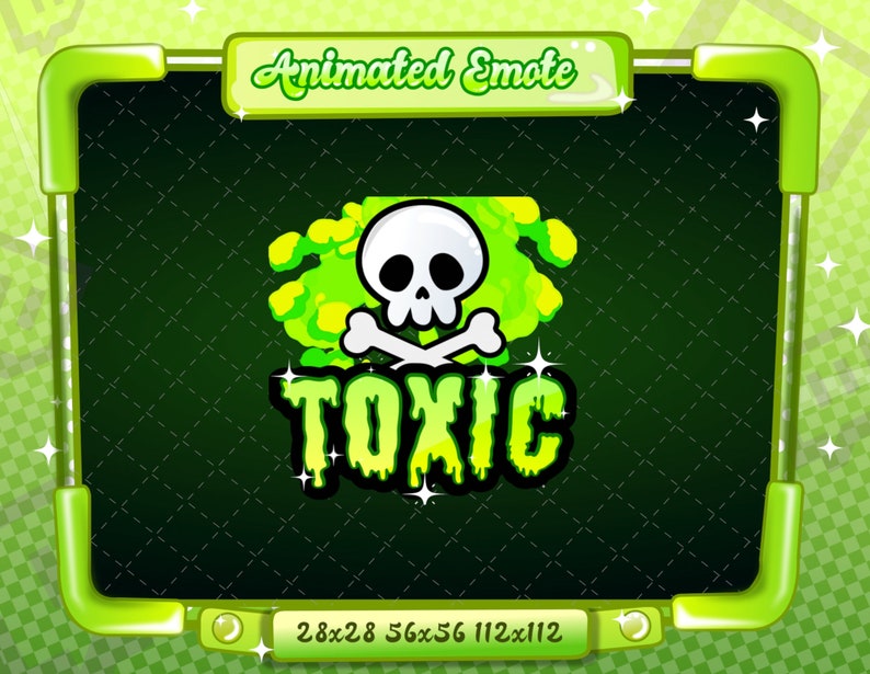 Animated + Static Green Text Emote Starter Pack | Twitch Emotes - Etsy