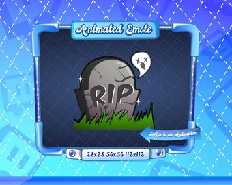 Animated Emote RIP Twitch and Discord - Etsy