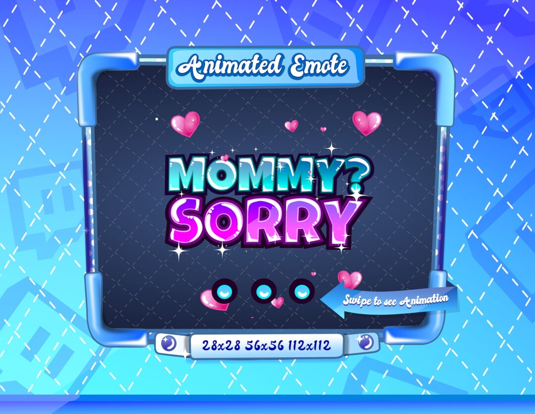 ANIMATED STATIC EMOTE Mommy Sorry, Mommy Sorry Emote, Animated Mommy ...