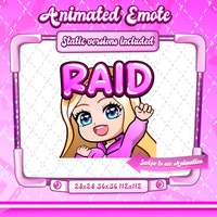ANIMATED STATIC EMOTE Sakura Raid, Text Emote, Sakura, Sakura Raid ...