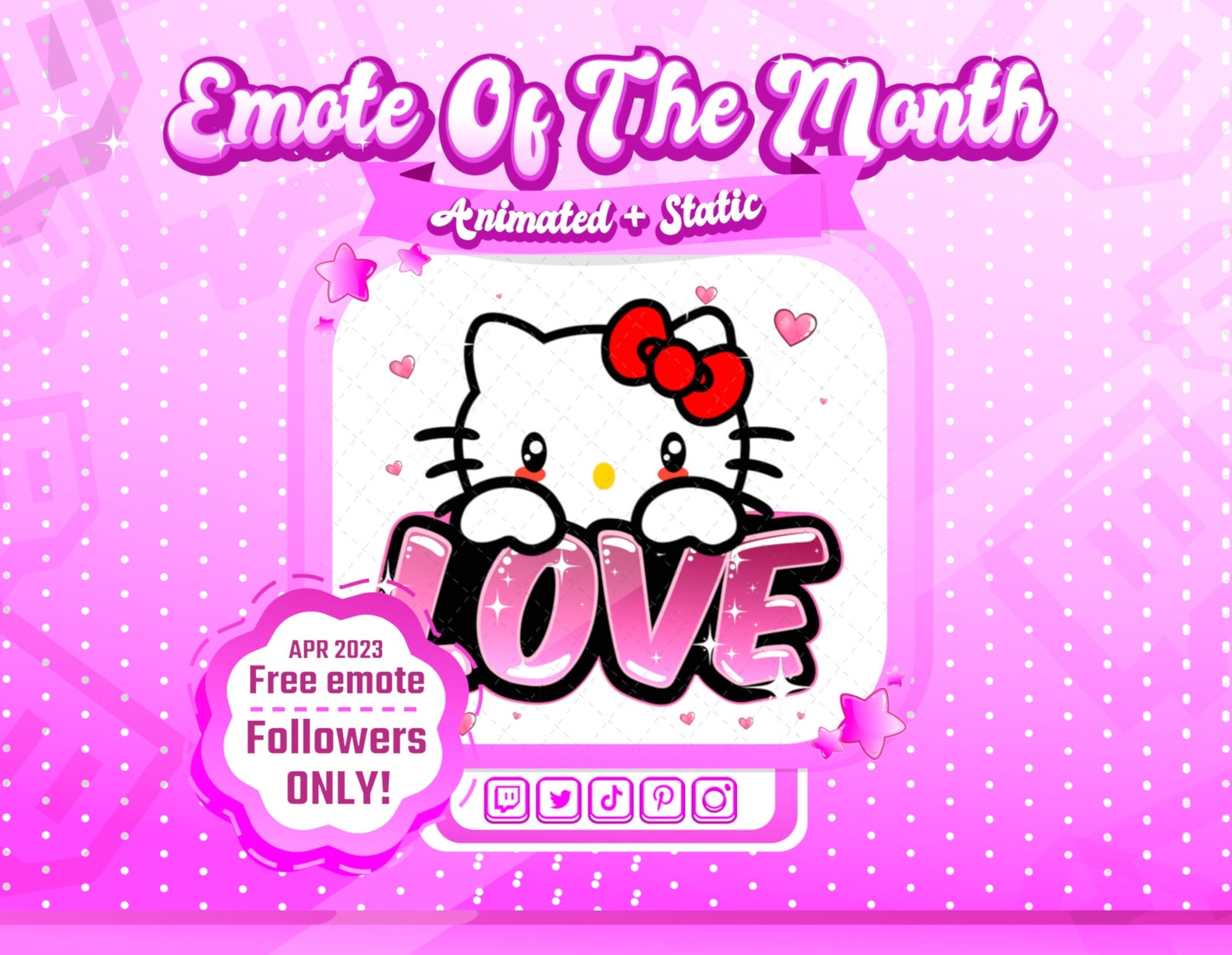 ANIMATED STATIC EMOTE Y2K Chibi Love Emote, Cute Emote, Animated Chibi ...