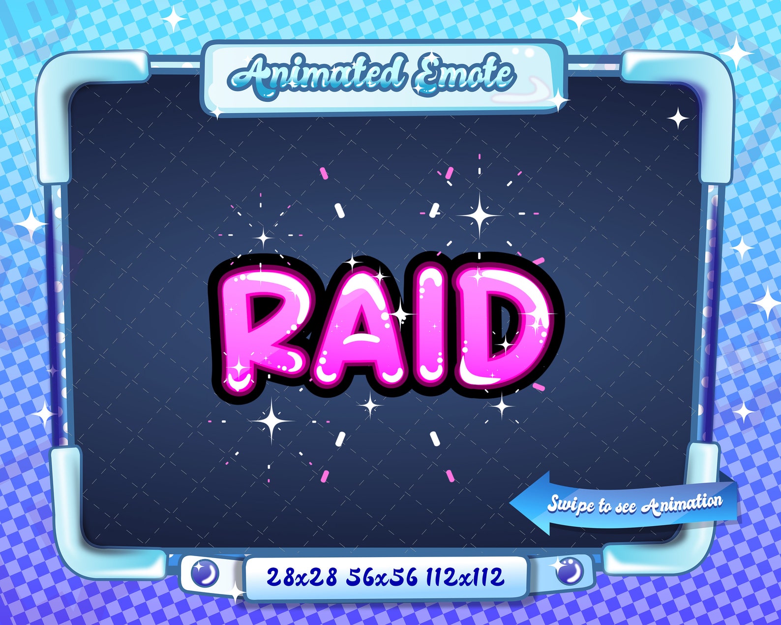 ANIMATED STATIC EMOTE Raid Raid Emote Animated Raid - Etsy
