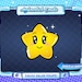 ANIMATED + STATIC EMOTE | Kawaii Star, Animated Kawaii Star Emote ...