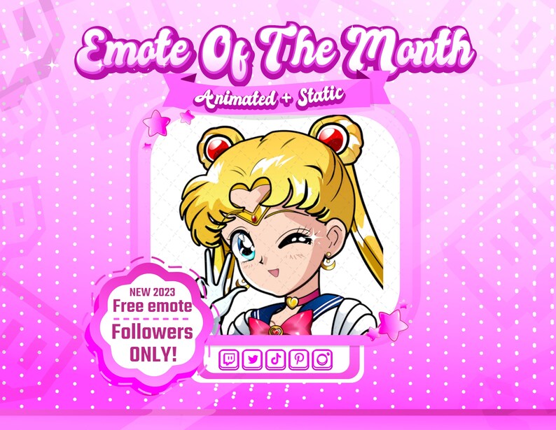 ANIMATED STATIC EMOTE Black Girl Wink, Animated Black Girl Emote, 90s ...