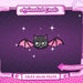 ANIMATED STATIC EMOTE Bat Emotes, Animated Bat Emote, Cute Bat ...