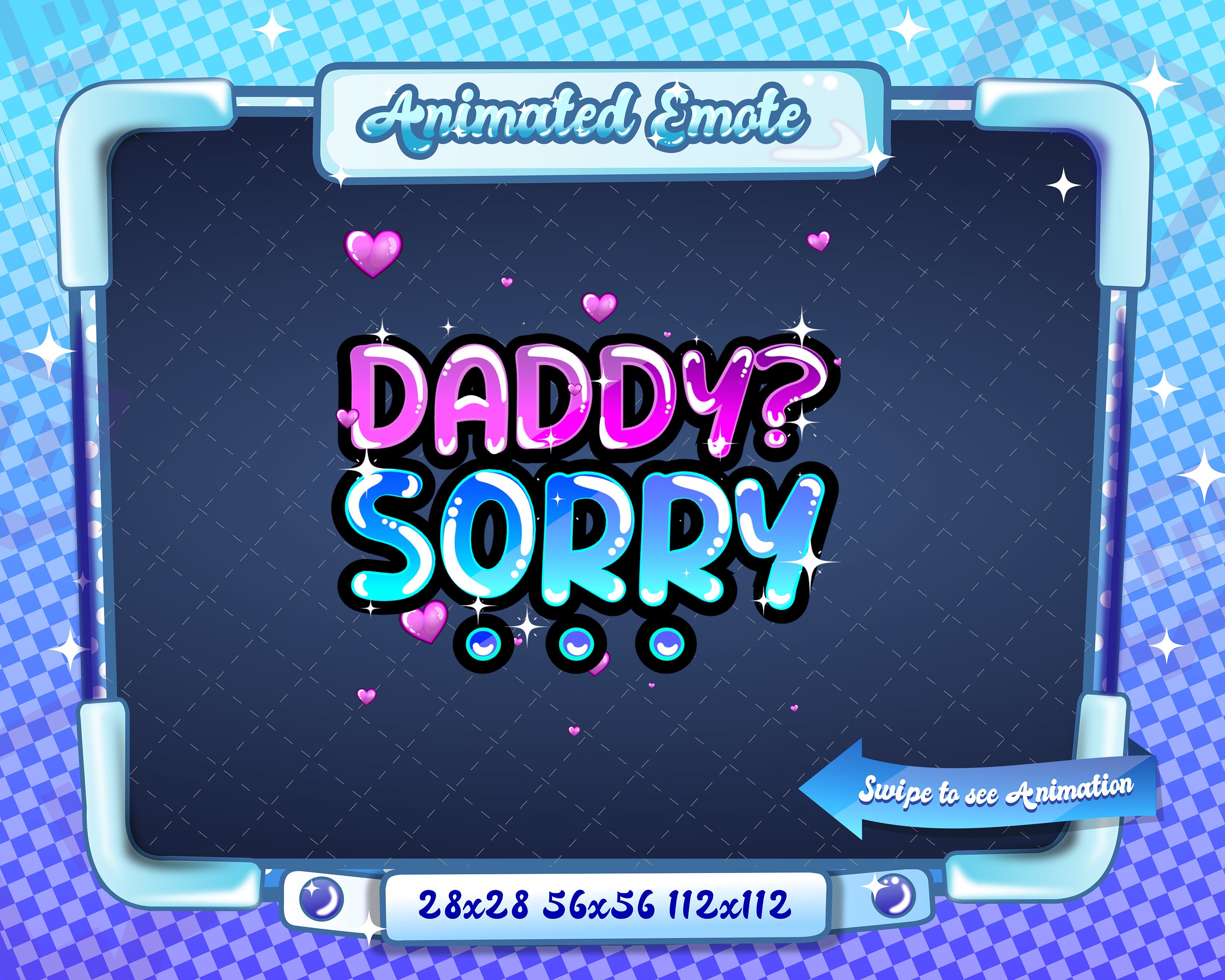 ANIMATED STATIC EMOTE Daddy Sorry, Daddy Sorry Emote, Animated Daddy ...