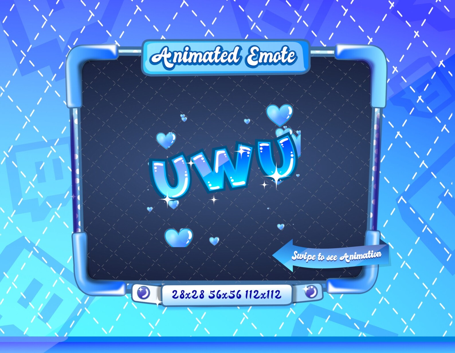 ANIMATED STATIC EMOTE Uwu, Animated Uwu Emote, Uwu Sparkle Emote V4 ...