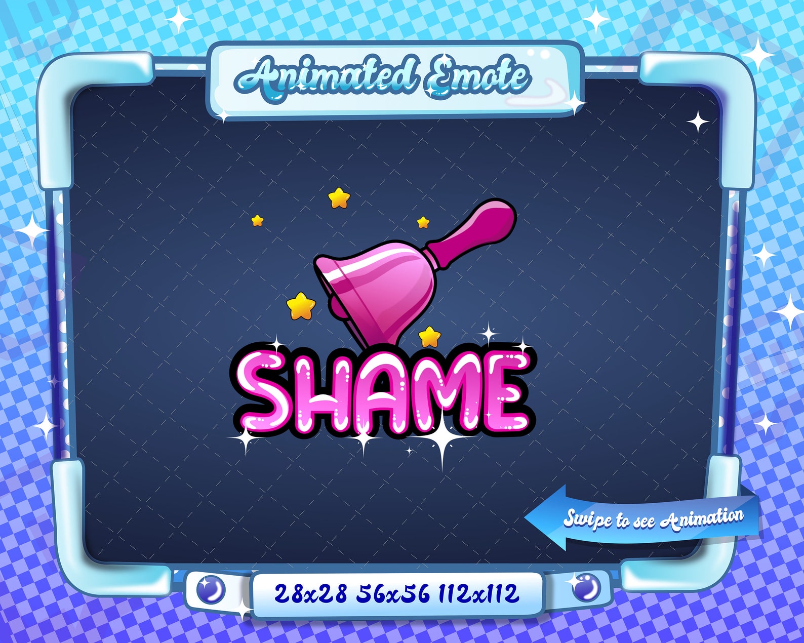Animated + Static Shame Bell Emote for Twitch/discord | GIF/PNG - Etsy