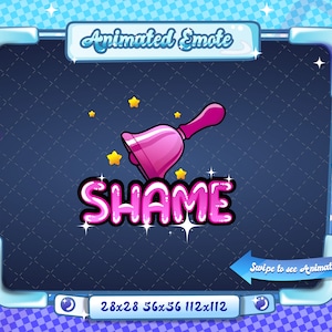 Animated + Static Shame Bell Emote for Twitch/discord | GIF/PNG - Etsy