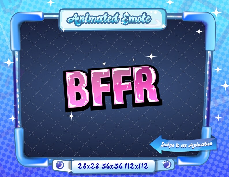 ANIMATED + STATIC EMOTE | Bffr, Animated Bffr Emote, Be for Real ...