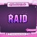 ANIMATED STATIC EMOTE Raid, Text Emote, Raid Emote, Animated Raid Emote ...