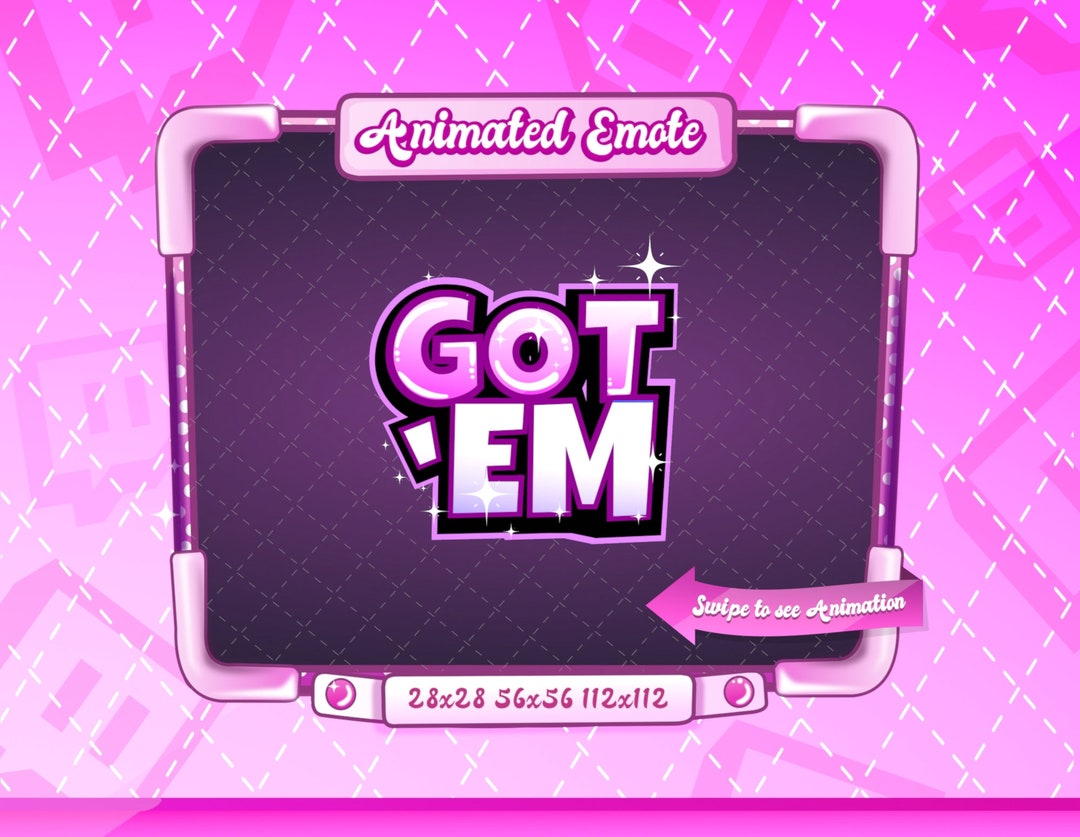 ANIMATED + STATIC EMOTE | Got Em, Animated Got Em Emote, Got Em Sparkle ...