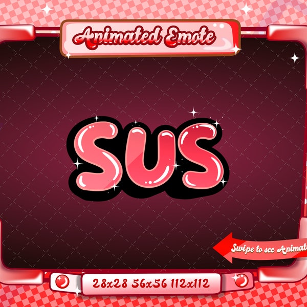 Twitch Emotes Sus - Etsy