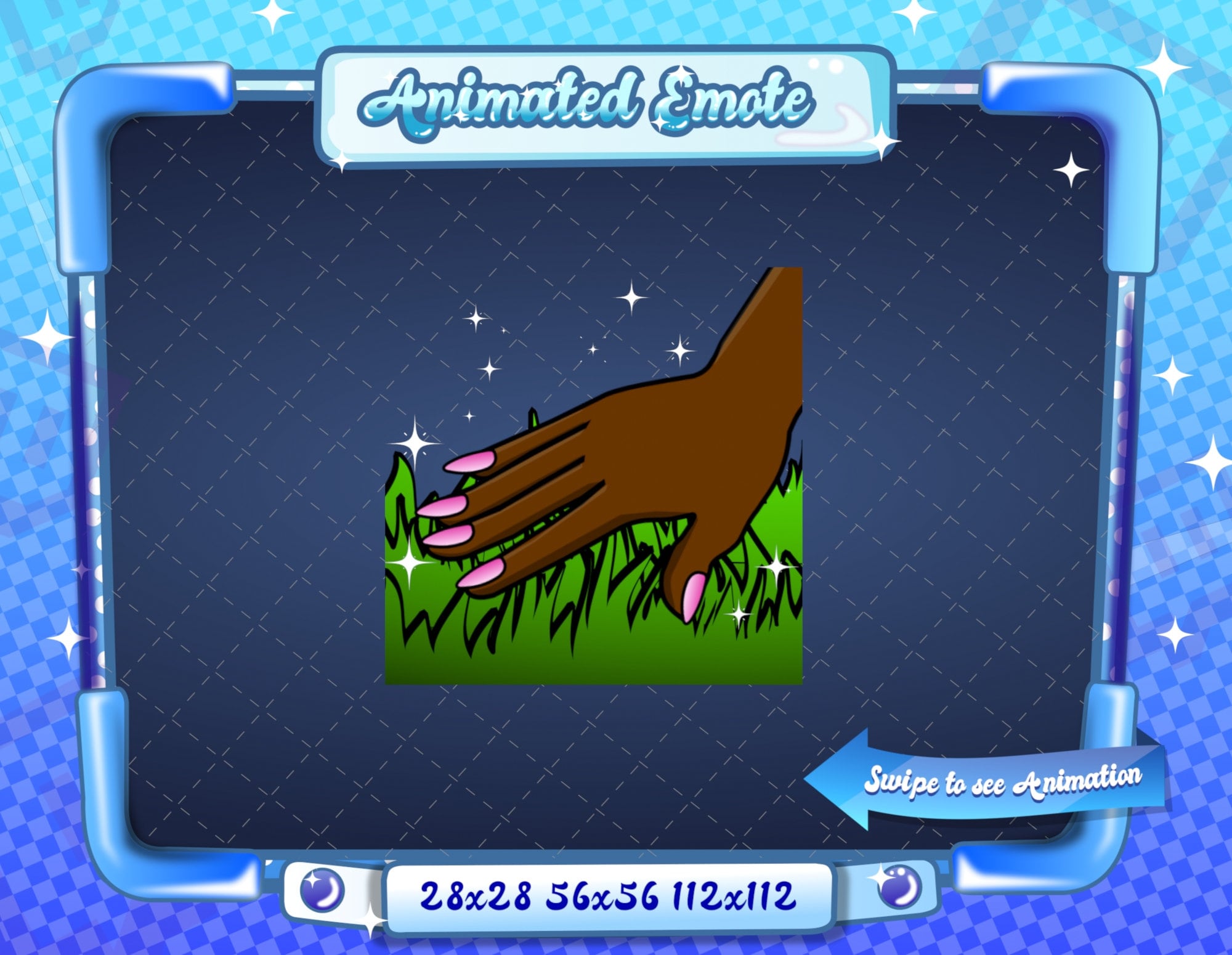 ANIMATED STATIC EMOTE Touch Grass, Touch Grass Emote, Animated Touch ...