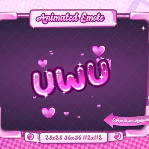 ANIMATED + STATIC EMOTE | Uwu, Animated Uwu Emote, Berry Uwu Sparkle ...