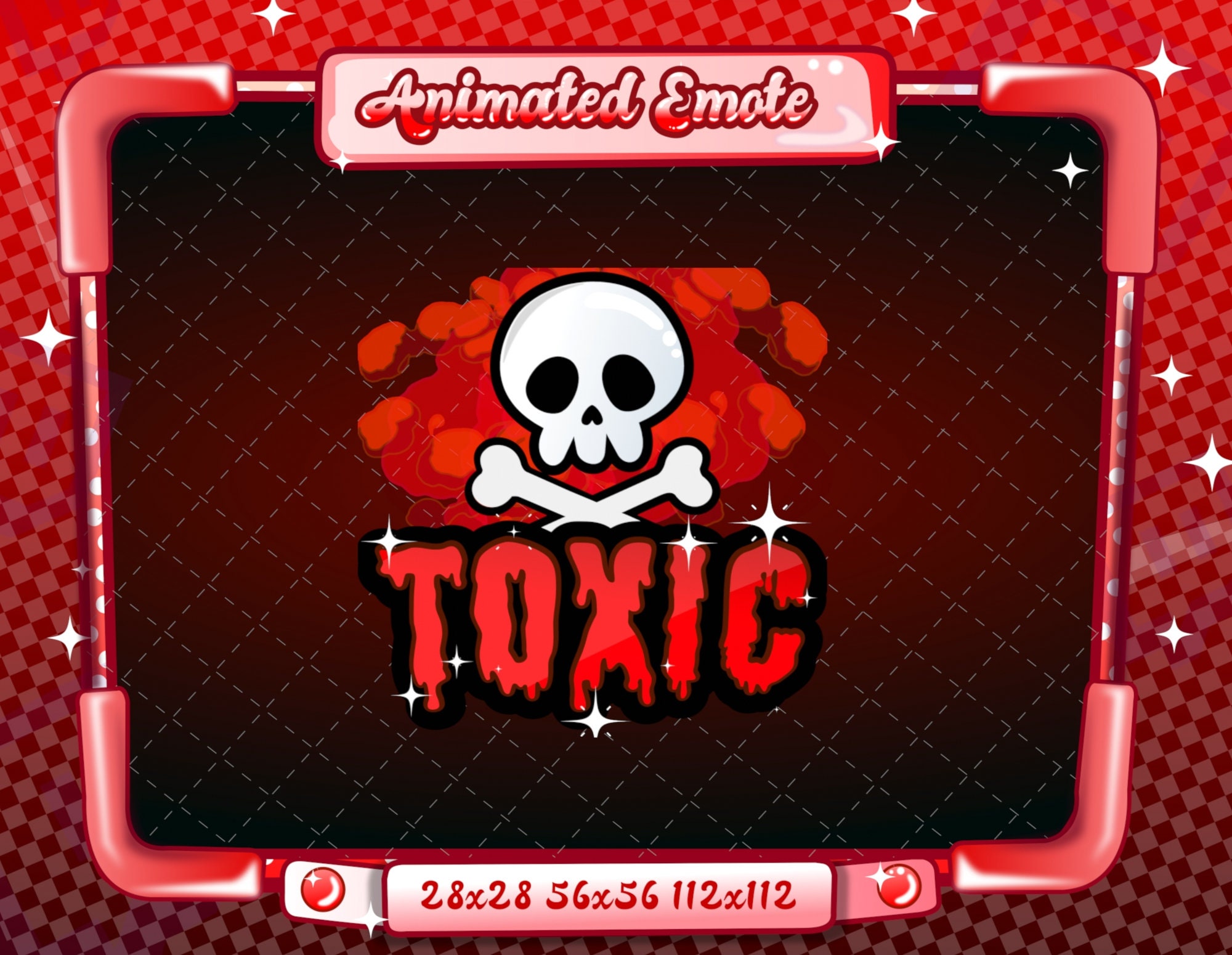 Animated + Static Red Emote Starter Pack | Twitch, Discord | GIF, PNG ...