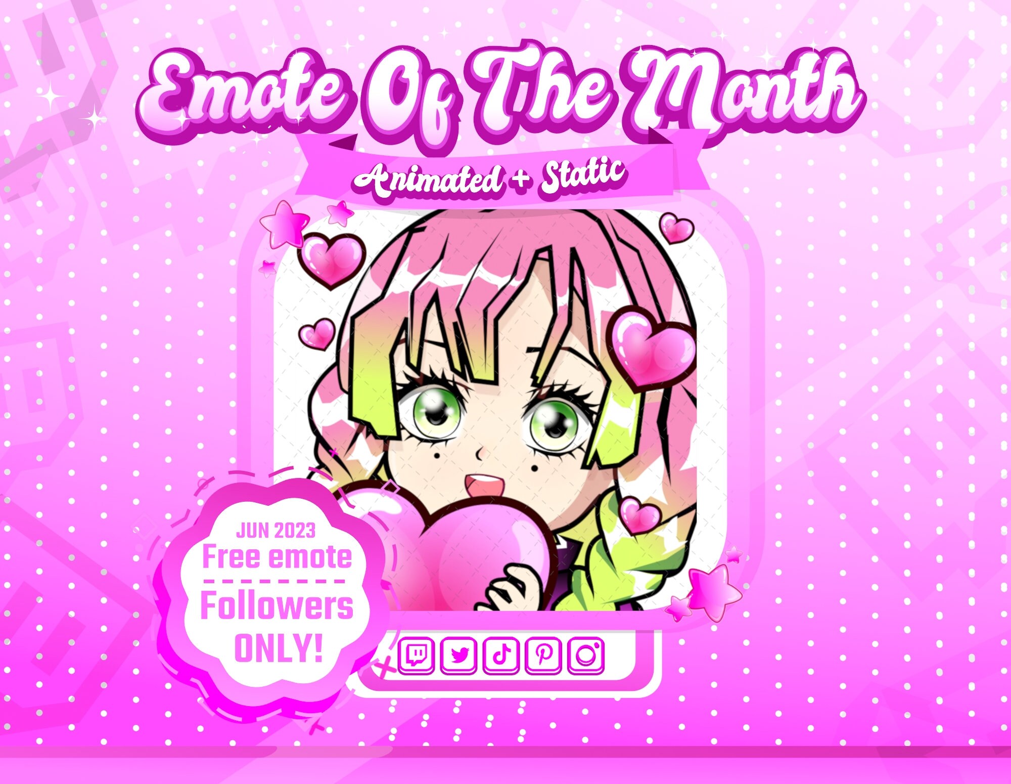 ANIMATED STATIC EMOTE Black Girl Wink, Animated Black Girl Emote, 90s ...