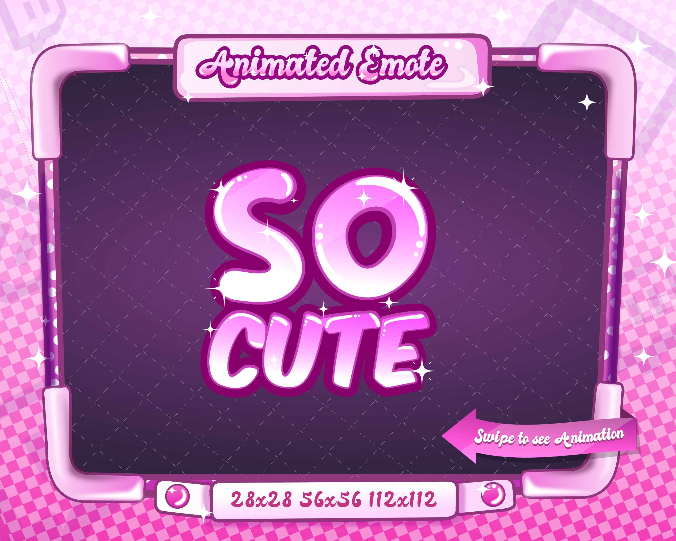 Animated Static Emote So Cute Animated So Cute Emote So Cute Sparkle Emote So Cute Emote For