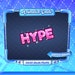 ANIMATED STATIC EMOTE Hype Emote, Animated Hype Emote, Pink Hype Emote ...