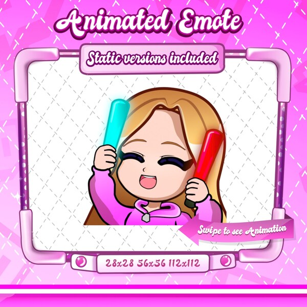Blonde Animated Girl - Etsy
