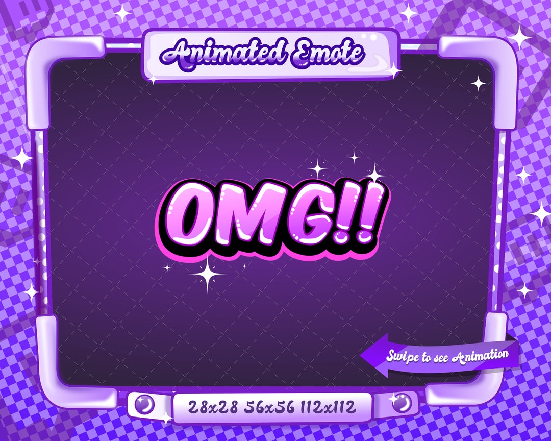ANIMATED + STATIC EMOTE | Omg, Animated Omg Emote V3, Twitch Omg, Omg ...