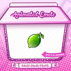 ANIMATED EMOTE | Lime Emote, Animated Lime Emote, Lime Sparkle Emote ...