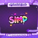 ANIMATED STATIC EMOTE Simp Animated Simp Emote, Rainbow Simp Emote ...