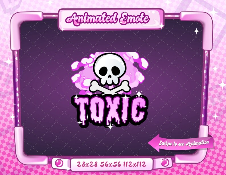 Pink Text Emote Starter Pack Animated Static Uwu Emote - Etsy