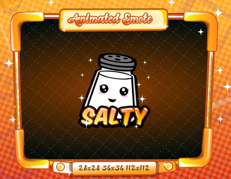 Orange Text Emote Starter Pack Animated Static, Uwu Emote, Lets Go Emote, Raid, Sub Hype, Mod ...