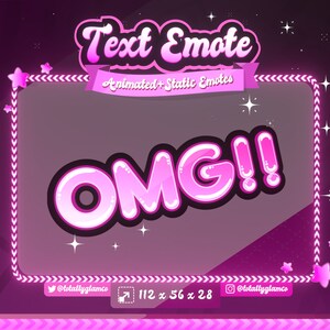 ANIMATED + STATIC EMOTE | Omg, Animated Omg Emote V2, Twitch Omg, Omg ...