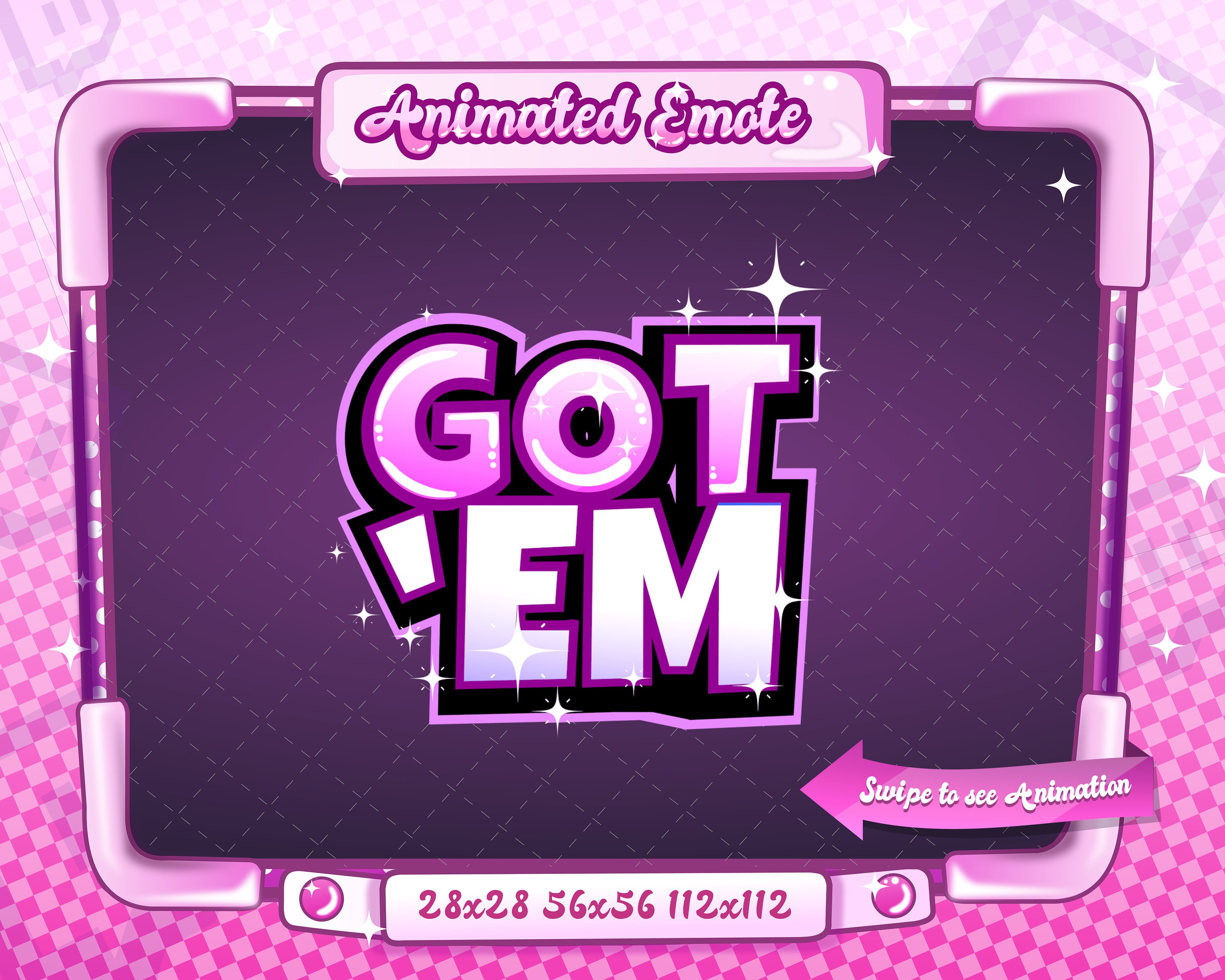 ANIMATED STATIC EMOTE Got Em, Animated Got Em Emote, Got Em Sparkle ...