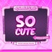 ANIMATED STATIC EMOTE so Cute Animated so Cute Emote so - Etsy
