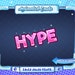 ANIMATED STATIC EMOTE Hype Emote, Animated Hype Emote, Pink Hype Emote ...