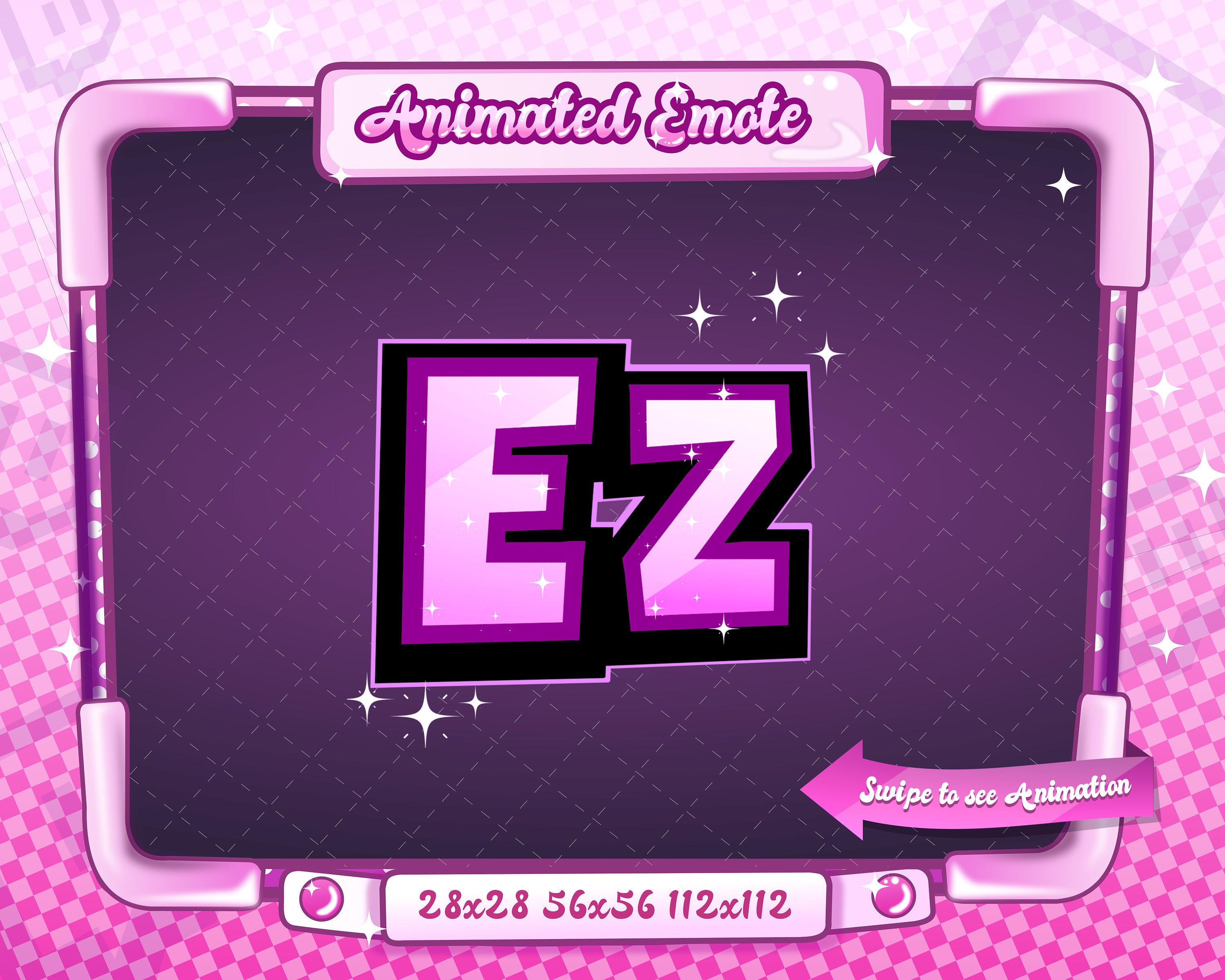 ANIMATED + STATIC EMOTE | Ez, Ez Emote, Animated Ez Emote V2, Ez ...