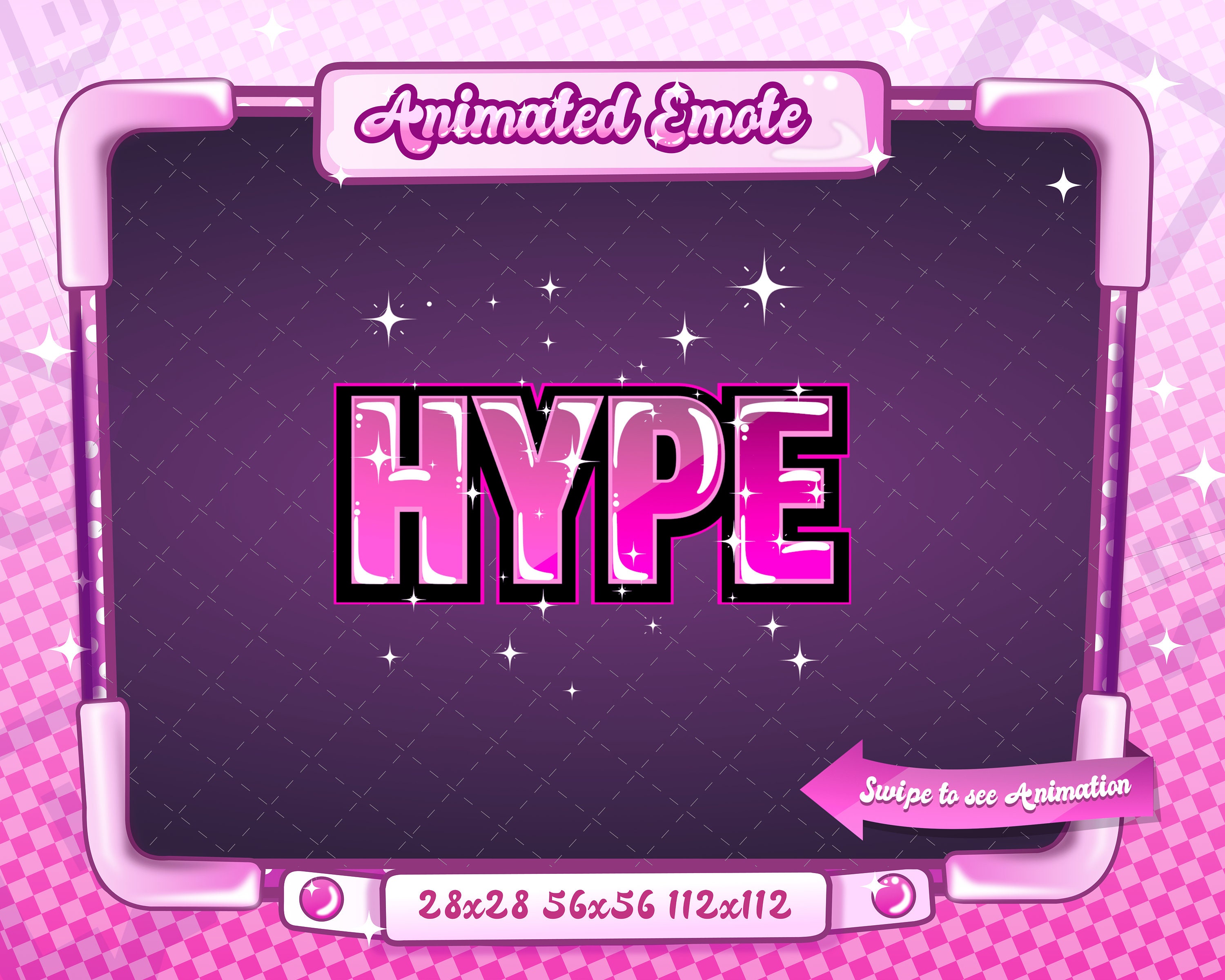 ANIMATED STATIC EMOTE Hype Emote, Animated Hype Emote V9, Twitch Hype ...