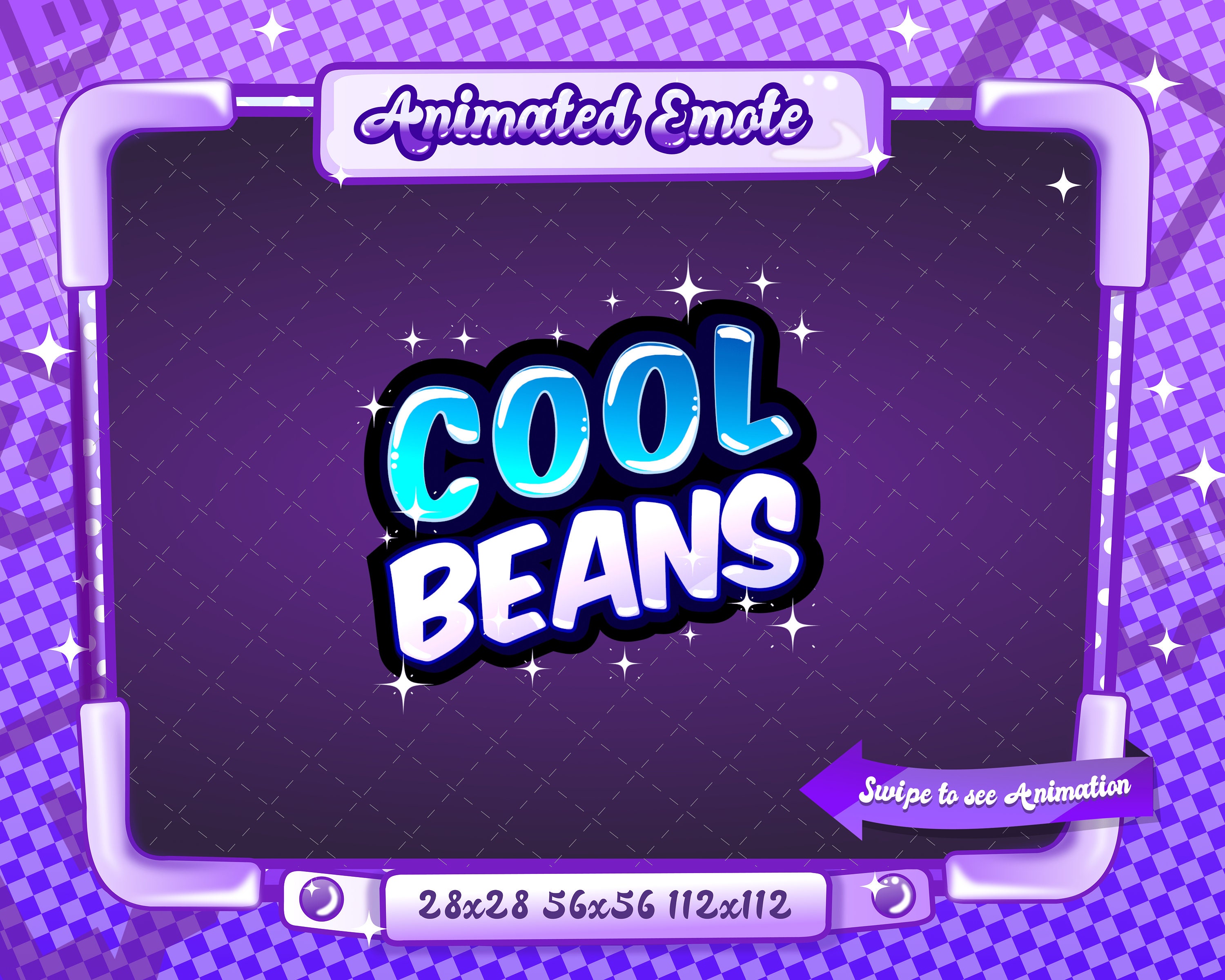 ANIMATED STATIC EMOTE Cool Beans, Cool Beans Emote, Animated Cool Beans ...