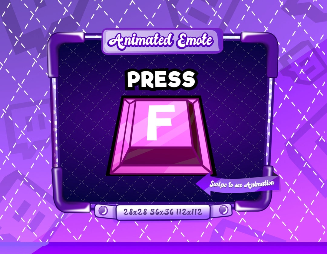 ANIMATED STATIC EMOTE Press F, Animated Press F Emote, Press F Sparkle ...