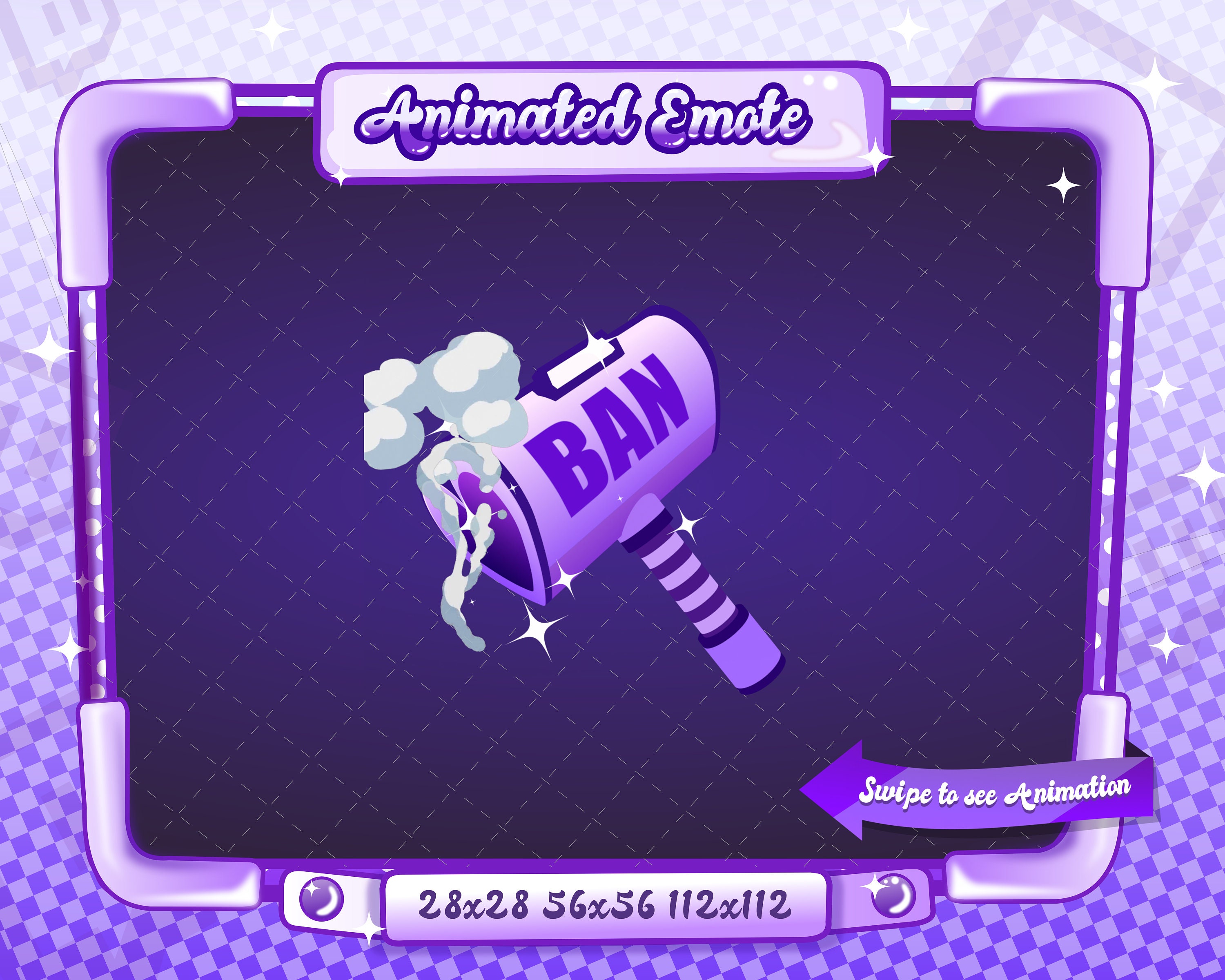 Animated Ban Hammer Emote - Etsy