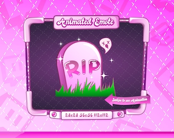 Animated Emote RIP Twitch and Discord - Etsy