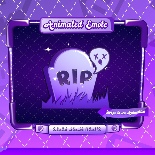 Rip Animated Twitch Emote - Etsy