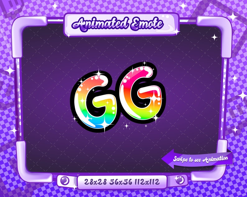 Animated + Static Rainbow Emote Pack | Twitch, Discord | GIF, PNG - Etsy