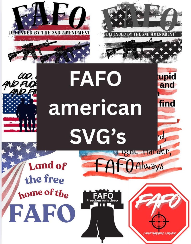 FAFO Soldier American Flag SVG: Veteran Cut File (digital Download) - Etsy