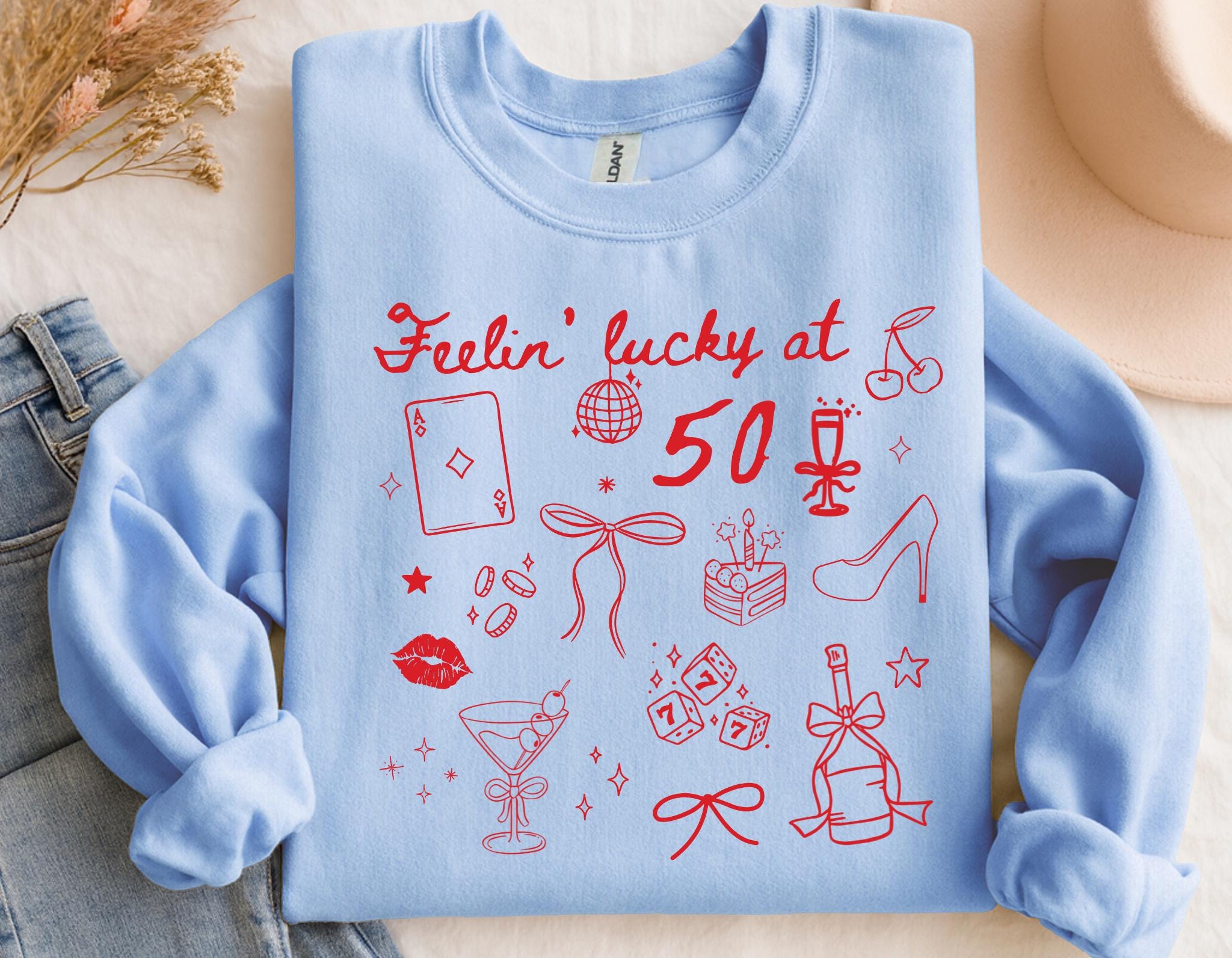 50th Birthday Doodle PNG, Trendy Digital Art (digital Download) - Etsy
