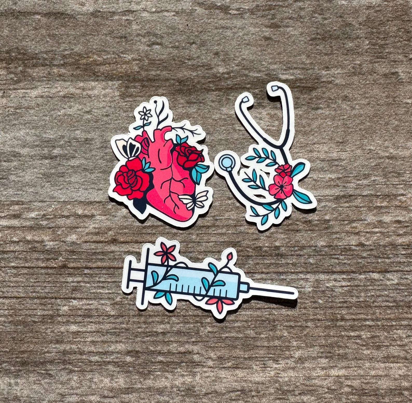 Cute Healthcare Sticker Set | Includes *THREE* Water Resistant Stickers ...