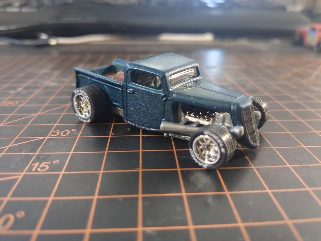 1935 Ford Rat Rod Toy Truck by Matchbox, With Custom Paint, Mags, and ...