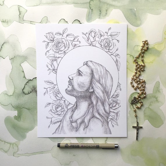 Agony In The Garden Drawing