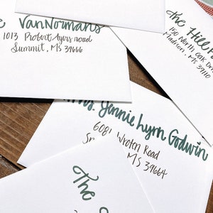 Custom Hand-lettered Envelopes, Wedding Invitations - Etsy